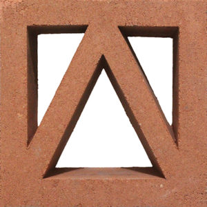 Mosaicos de Diseño | Triangle Breeze Block 20x20 | Celosías de Concreto